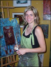 Deborah Davis expose à la Galeire Courant d'Art de Richmond