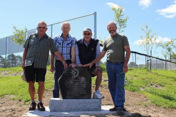 Inauguration du parc des Pionniers dans le cadre du tournoi des ...