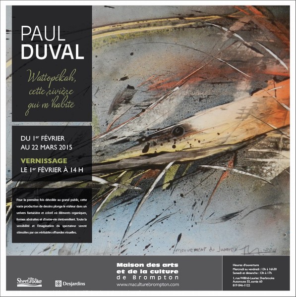 Une exposition de Paul Duval à la Maison des Arts et de la Culture