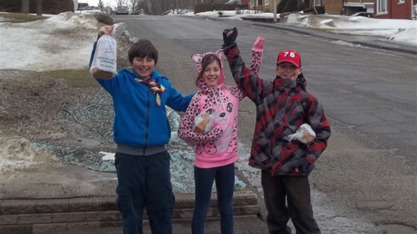 Du pain partagé et des scouts de Windsor