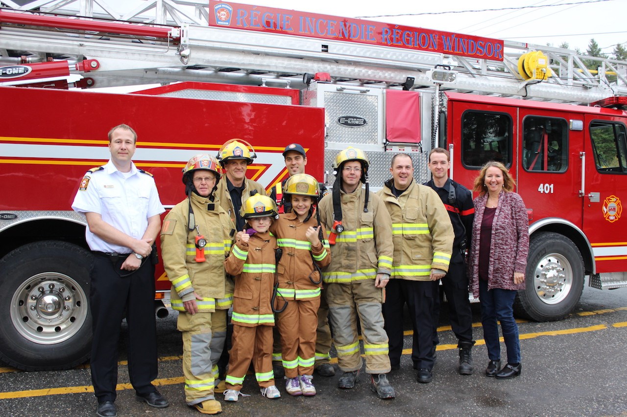 Deux élèves de Saint-Philippe « pompières d’un jour