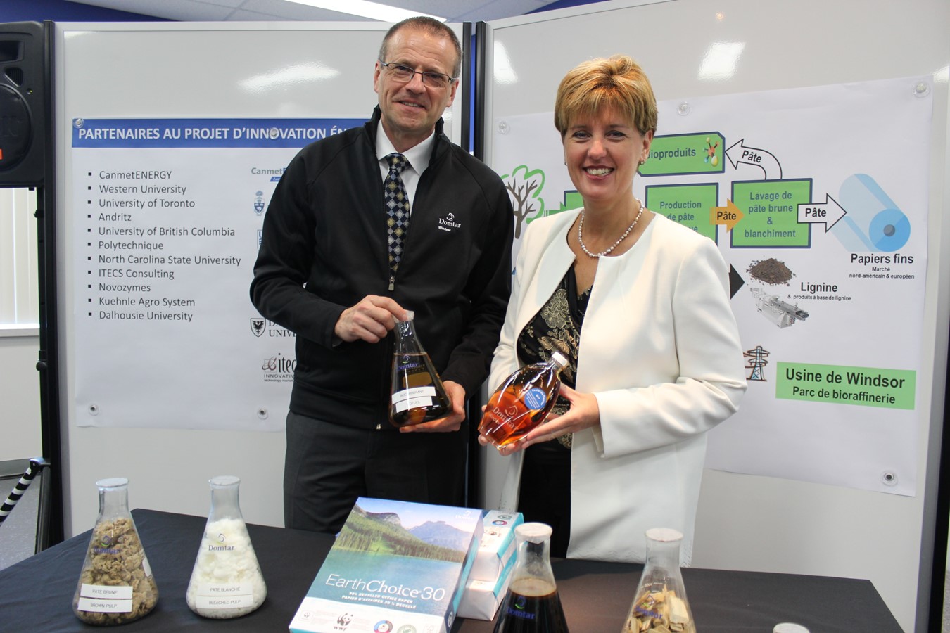 L’usine Domtar de Windsor investit dans les technologies propres
