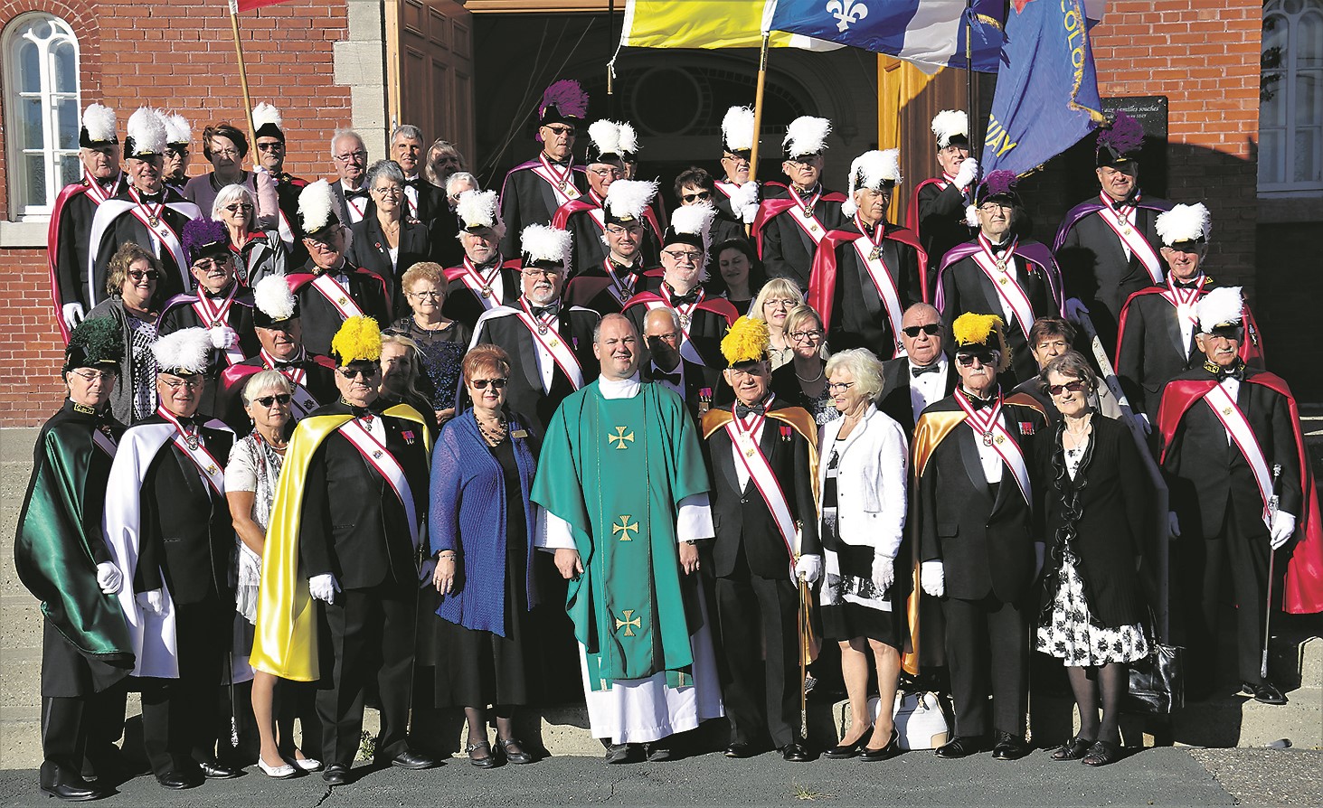 Installation des officiers du 4e degré des Chevaliers de Colomb ...