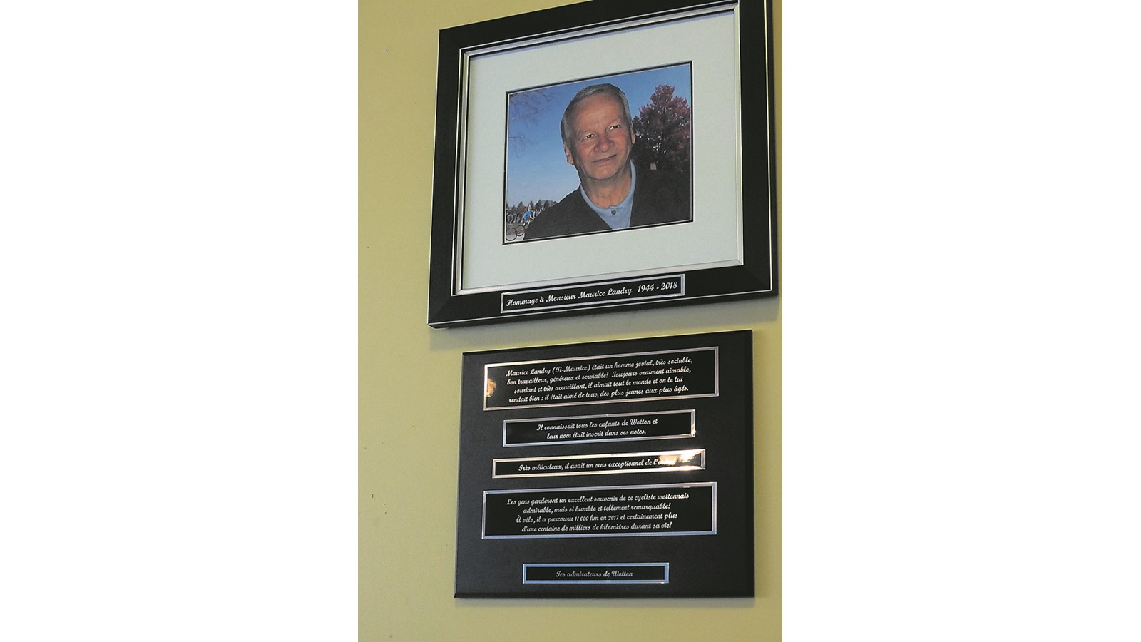 « Ti-Maurice » Landry immortalisé à Wotton